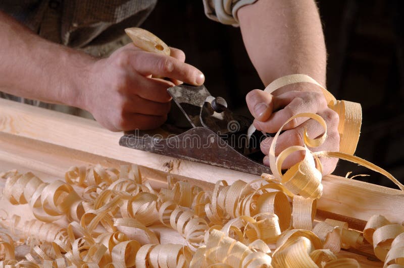 Carpenter stock image. Image of planer, carpenter, pine - 16459941