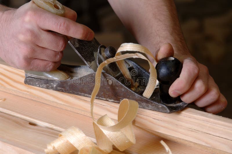Carpenter stock image. Image of planer, carpenter, pine - 16459941