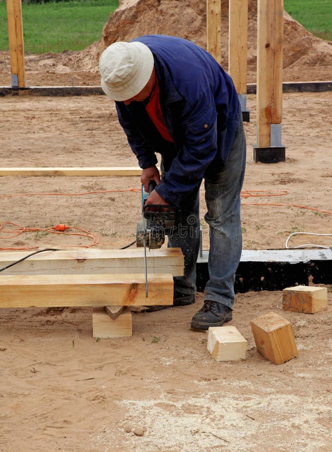 Carpenter editorial photography. Image of adult, real - 23171117