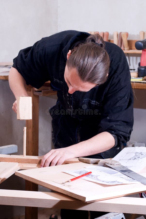 Carpenter stock image. Image of woodworking, objects, wooden - 5728459