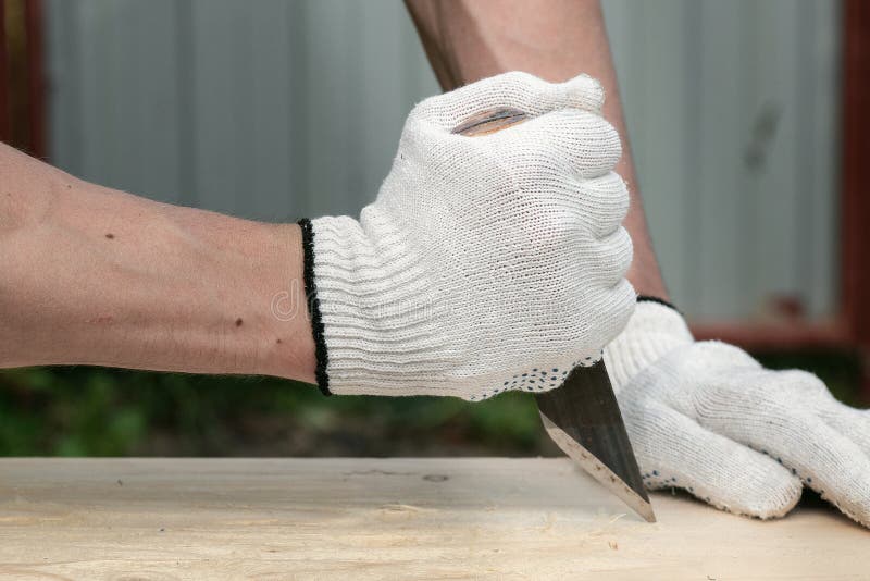 Carpentry. stock photo. Image of hand, carpenter, gouging - 170618950
