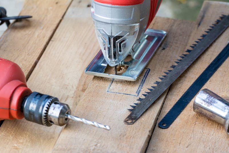 Carpenter Equipment for Wood Worker Stock Image - Image of paper ...