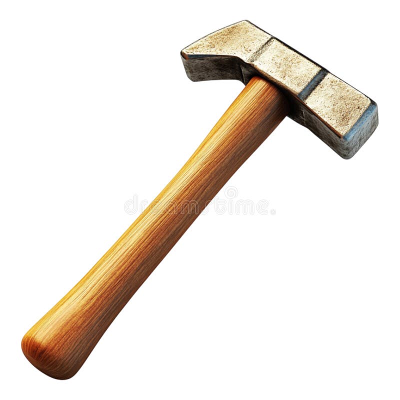 Carpenter Hammer Icon Isolated Against a Transparent Background for ...