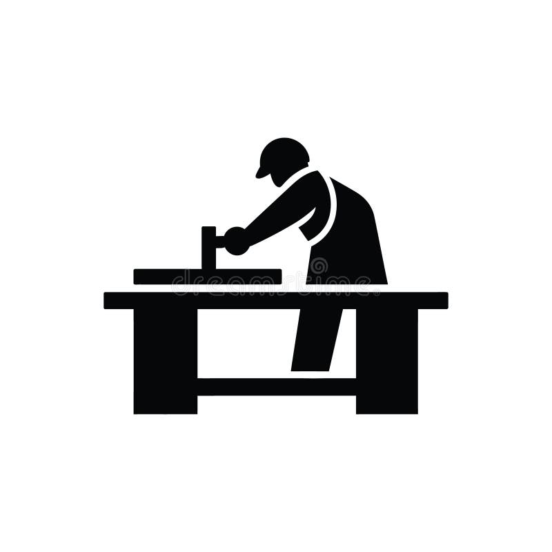 Carpenter Icon stock vector. Illustration of carpenter - 296706726