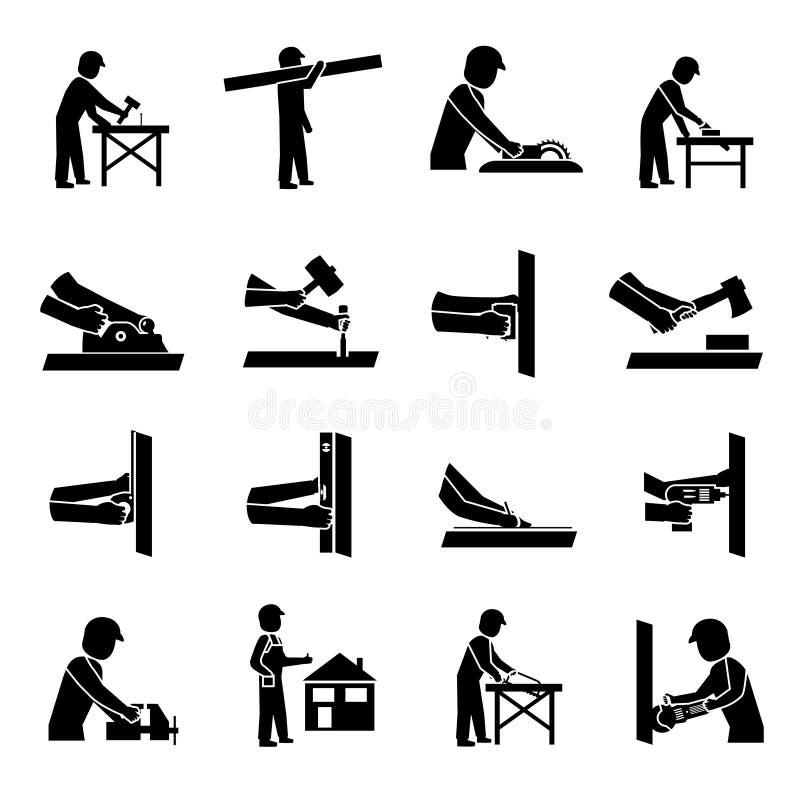 Carpenter Symbol Stock Illustrations – 25,998 Carpenter Symbol Stock ...