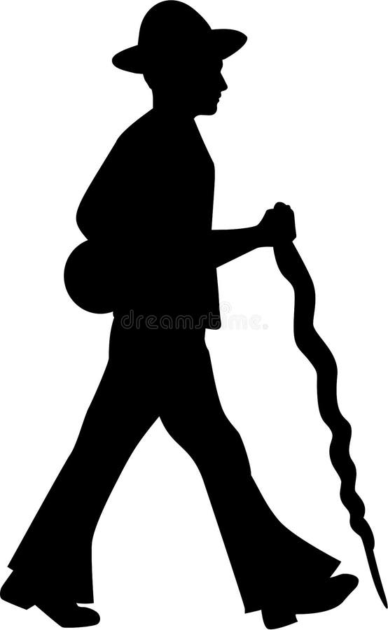 Carpenter Journeyman Silhouette Stock Vector - Illustration of logo ...