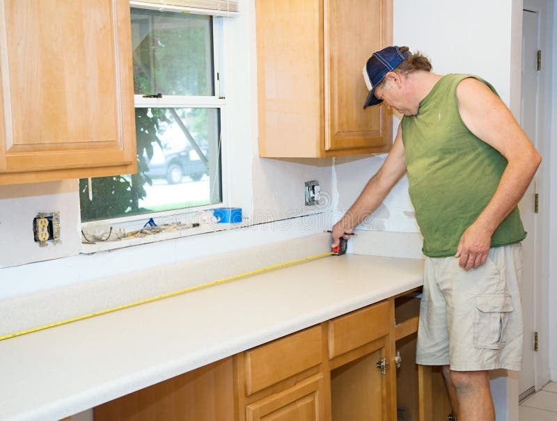 Carpenter Measuring stock image. Image of caucasian, manual - 7429121