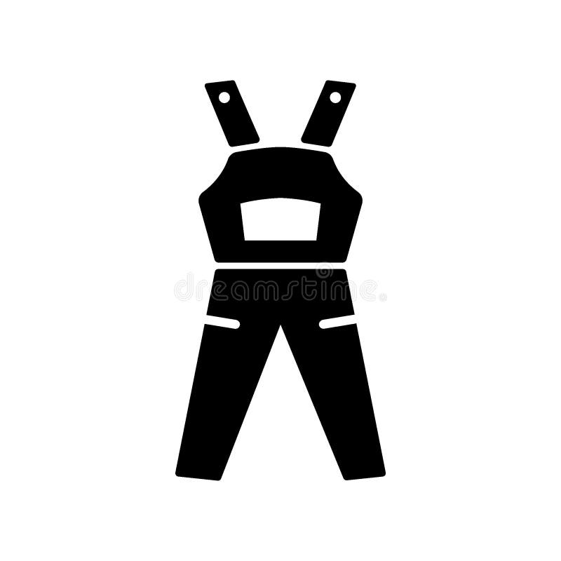 Carpenter Overalls. Vector Illustration Decorative Design Stock Vector ...