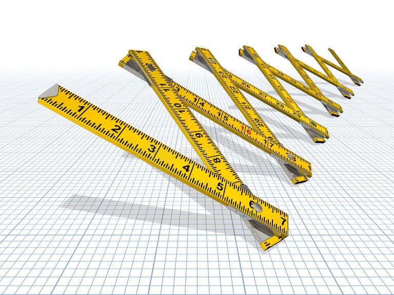 Carpenters Ruler Stock Illustrations – 147 Carpenters Ruler Stock ...