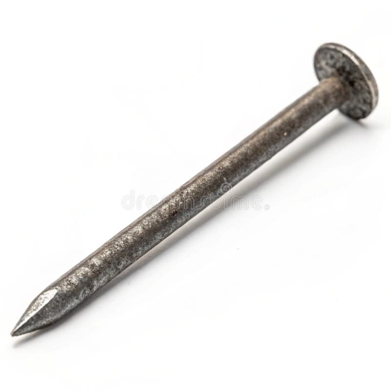 Carpenter S Iron Nail Isolated on Transparent Background Stock ...
