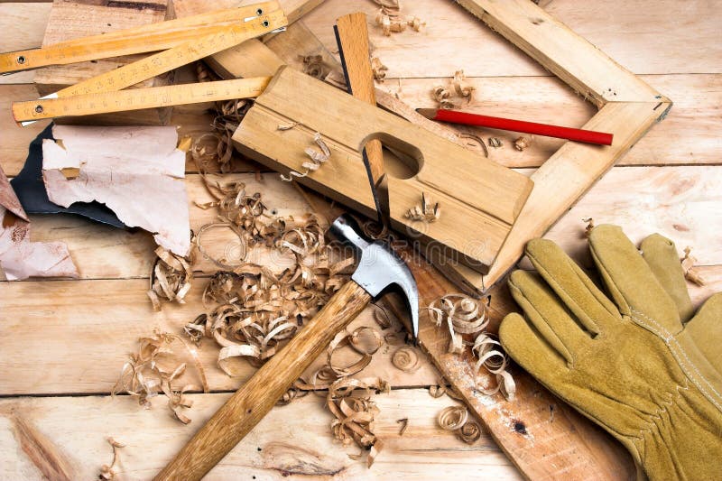 Carpenter s tool stock image. Image of carpenter, notebook - 9802409