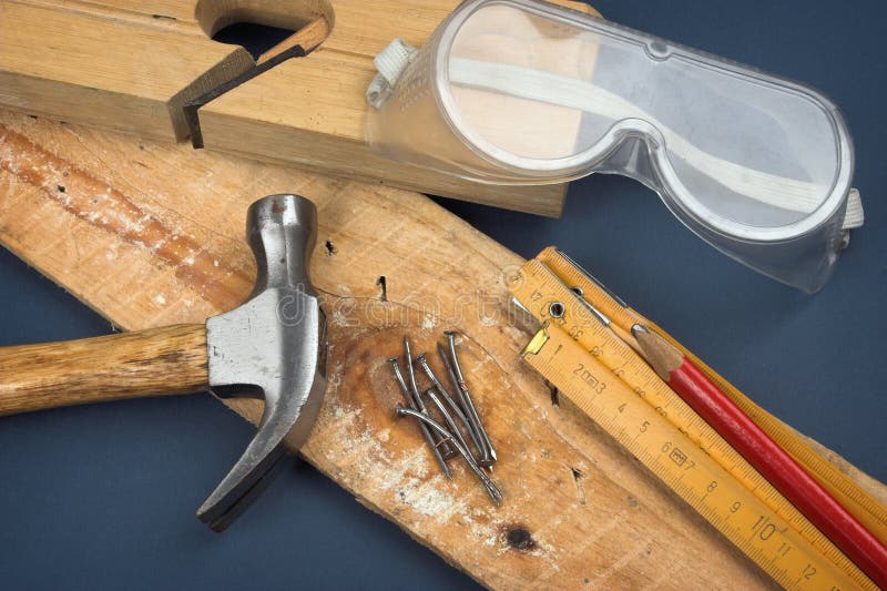 Carpenter s tool stock image. Image of carpenter, notebook - 9802409