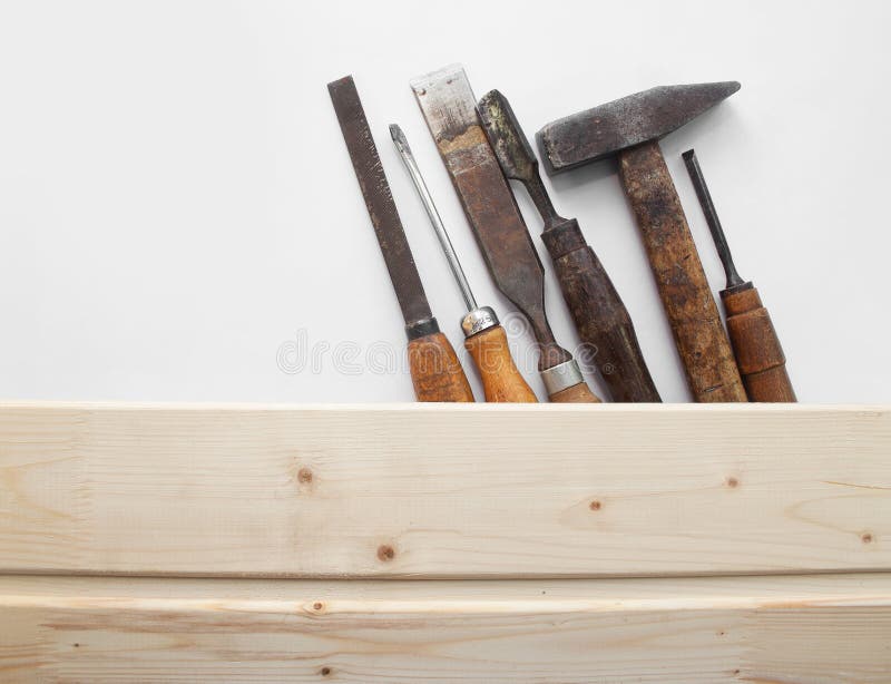 Carpenter`s Tools Background. Stock Image - Image of board, equipment ...