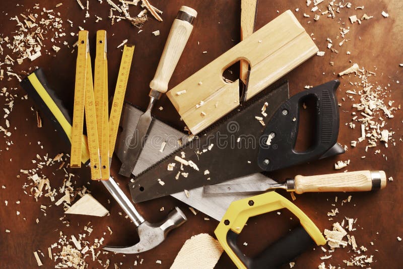 Carpenter s tool stock image. Image of carpenter, notebook - 9802409