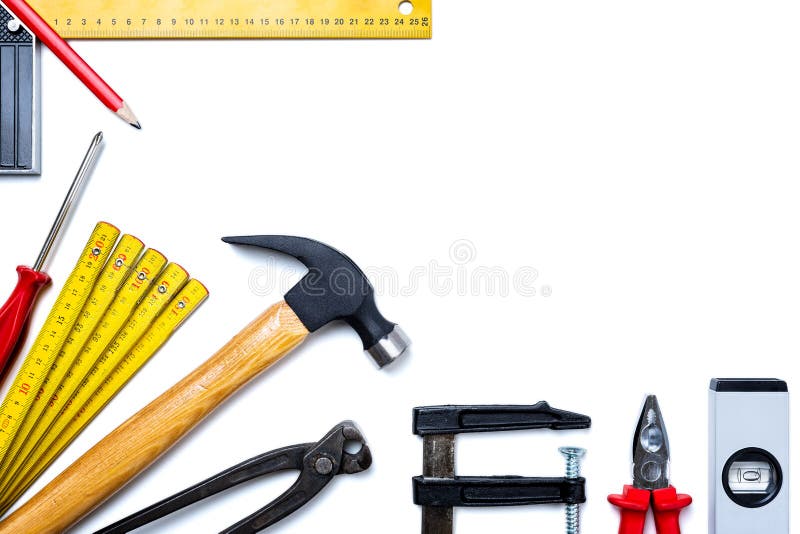 Carpenter`s Work Tools. Carpentry Stock Photo - Image of industry ...