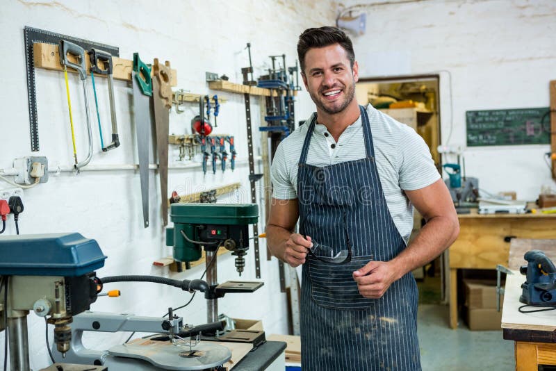 Carpenter Working on His Craft Stock Photo - Image of carpentry, male ...
