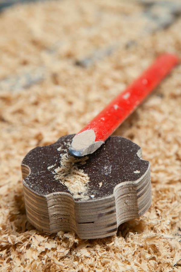 Carpenter Tools Lying on Wood Chips Stock Photo - Image of planer ...