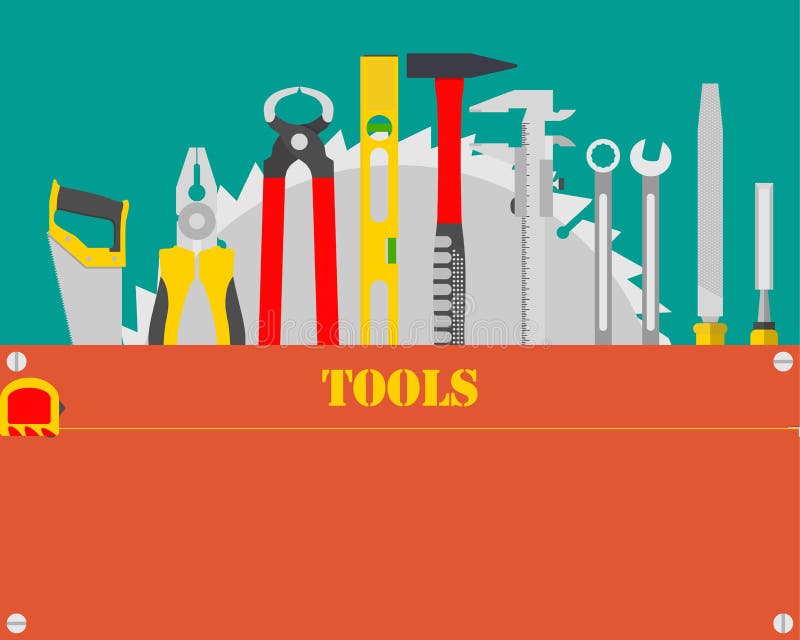 Carpenter tools stock vector. Illustration of banner - 65914327