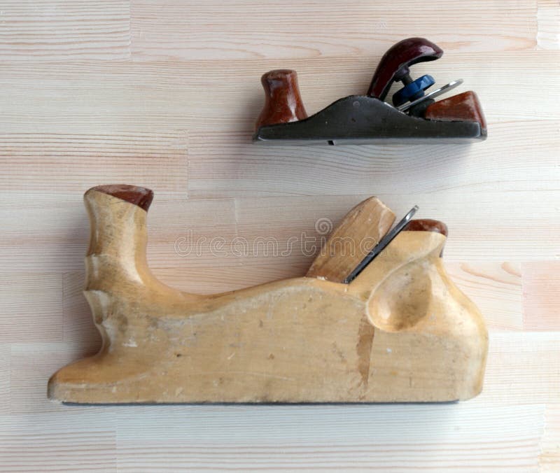 Carpenter Tools Two Planes stock image. Image of woodwork - 52230701