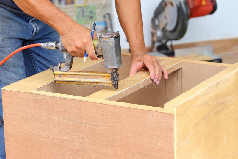 Carpenter Used Air-gun for Make New Furniture Stock Image - Image of ... Carpenter Used Air-gun for Make New Furniture Stock Image - Image of ...