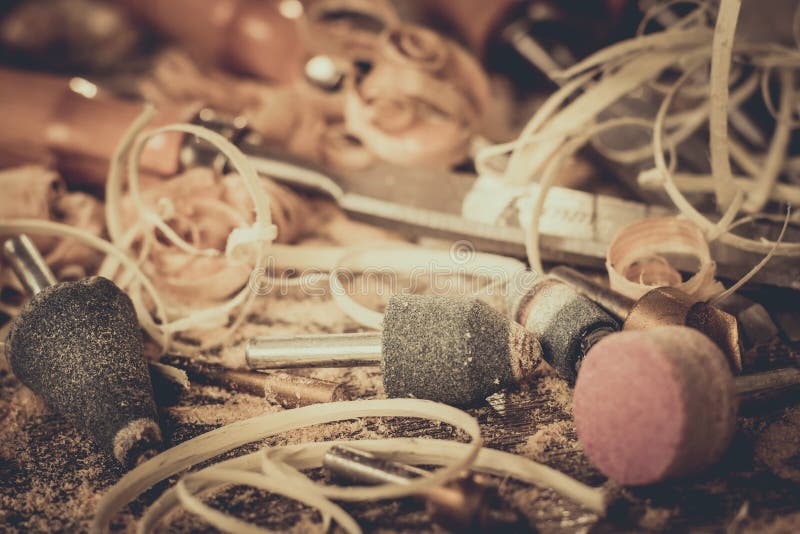 Carpenter Wood Tool Wooden Work, Industry Objects Stock Photo - Image ...