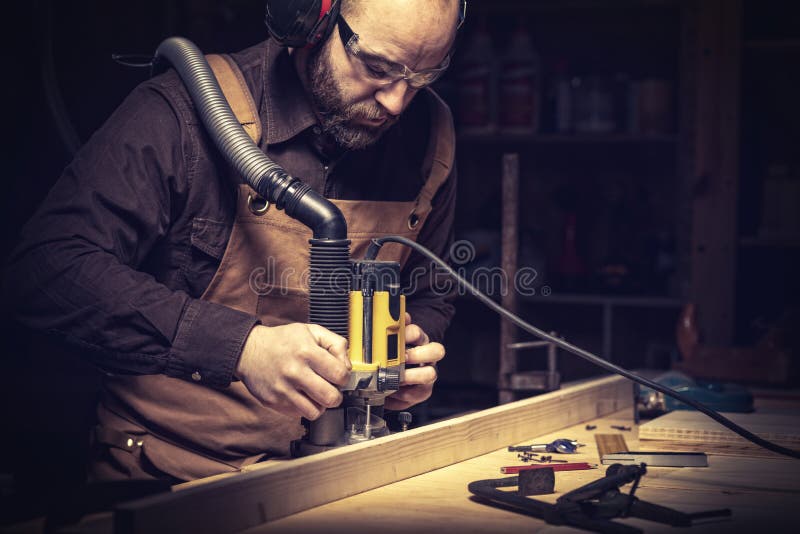 129 Carpenter Using Router Stock Photos - Free & Royalty-Free Stock ...