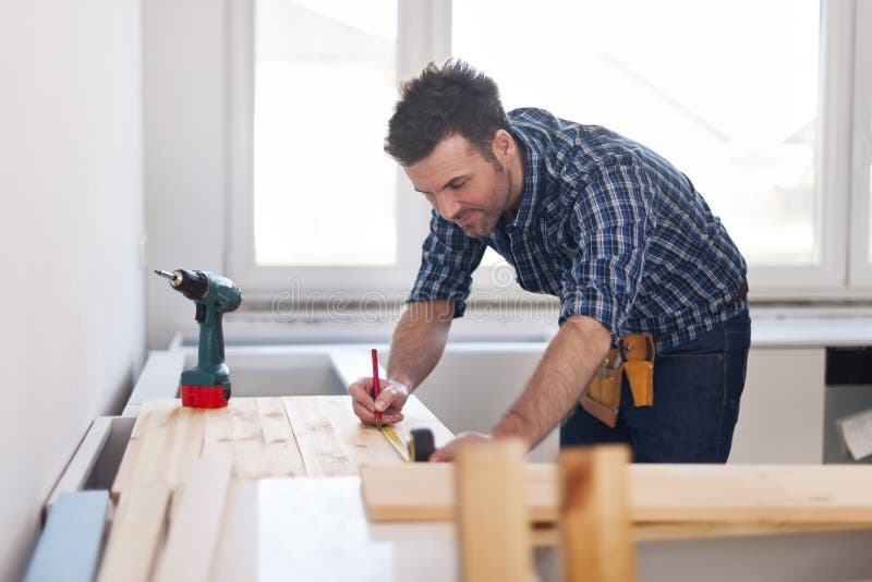 Carpenter at work stock image. Image of plank, person - 39367749