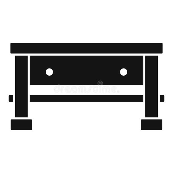 Carpenter Work Table Icon, Simple Style Stock Vector - Illustration of ...
