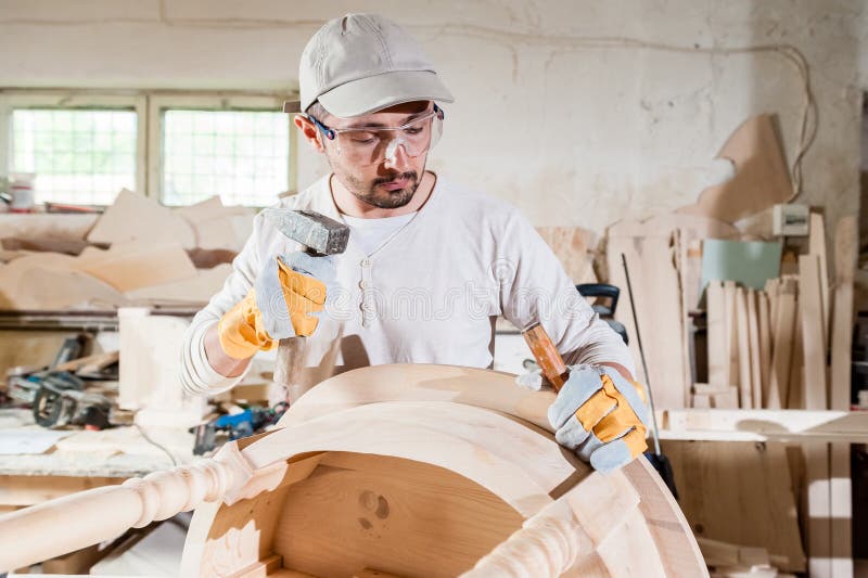 Carpenter at work stock image. Image of carpenter, board - 54719617