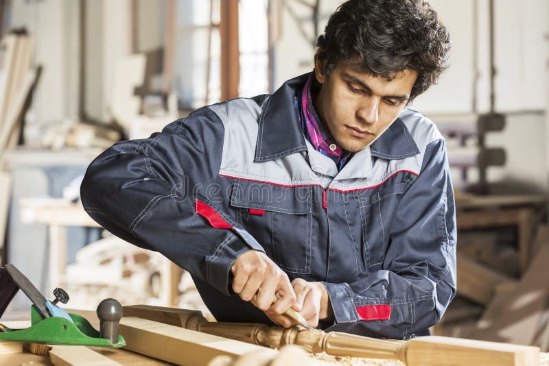 Carpenter at work stock photo. Image of instrument, joiner - 53121042