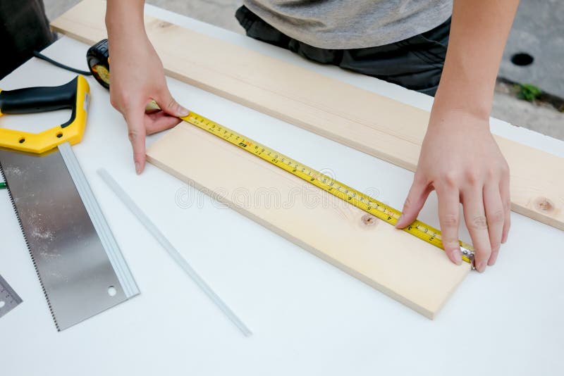 Carpenter working stock image. Image of home, action - 63294079