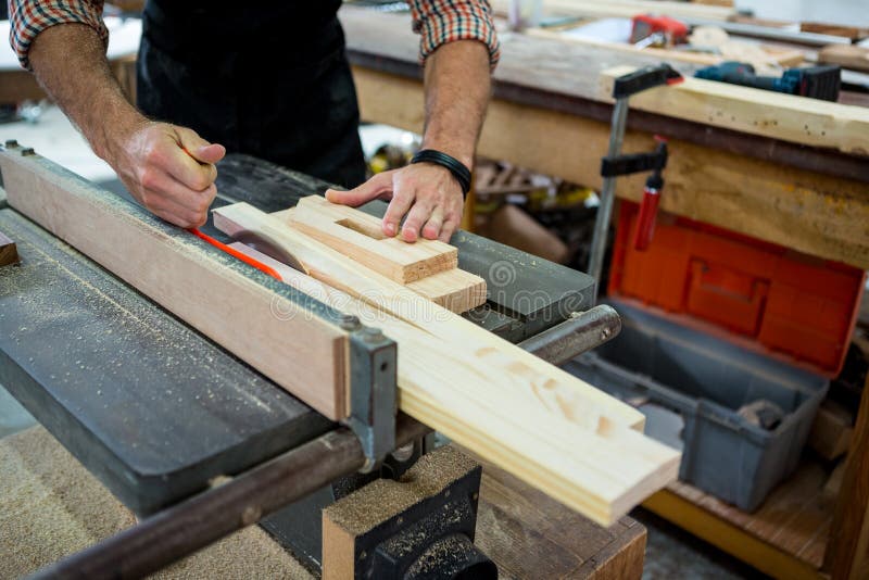 Carpenter Working on His Craft Stock Photo - Image of carpentry, male ...
