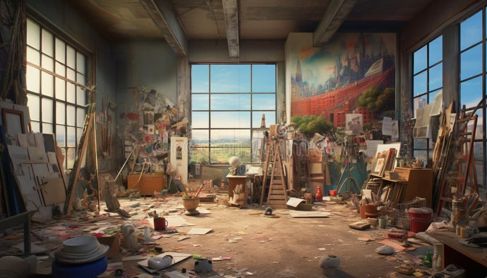 Carpenter Workshop Creativity, Messy, Old Fashioned, Woodworking, Tools ...