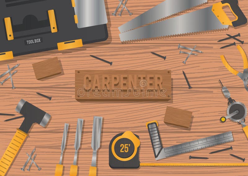 Carpenter Workspace Stock Illustrations – 495 Carpenter Workspace Stock ...