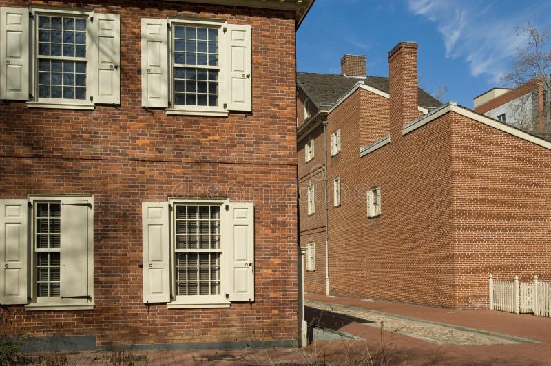 Carpenters Hall stock image. Image of congress, city, attraction - 4687127