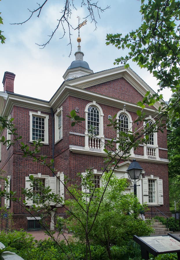 Carpenters Hall Philadelphia Editorial Stock Photo - Image of states ...