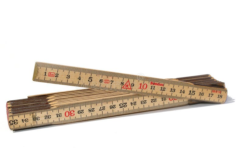 Carpenters ruler stock photo. Image of centimetre, metric - 60018600