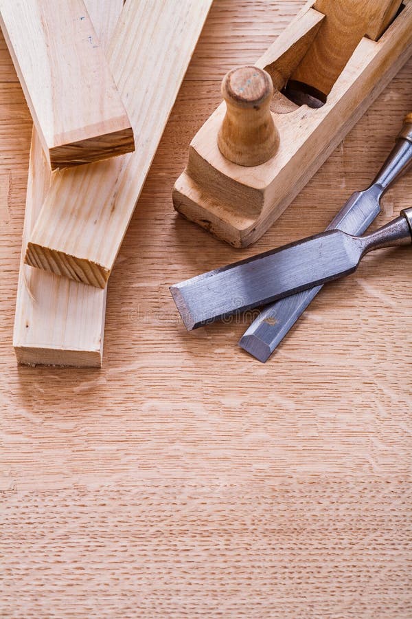 Carpentry Chisels and Other Tools on Wooden Boards Stock Photo - Image ...