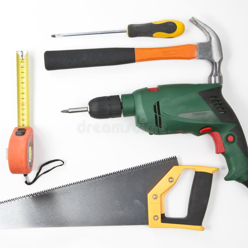 Woodworking tools stock image. Image of timber, pencil - 13457883