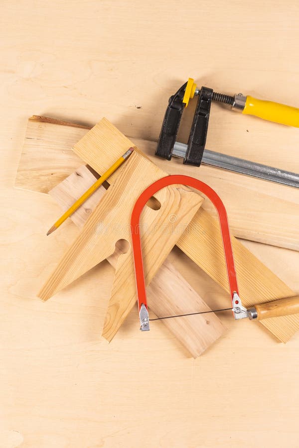 Carpentry Profession Ideas. Variety of Separate Lineup of Assorted Work ...