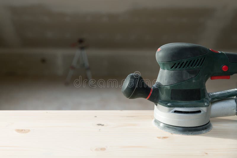 Carpentry. Wood sanding stock image. Image of woodworking - 174483623