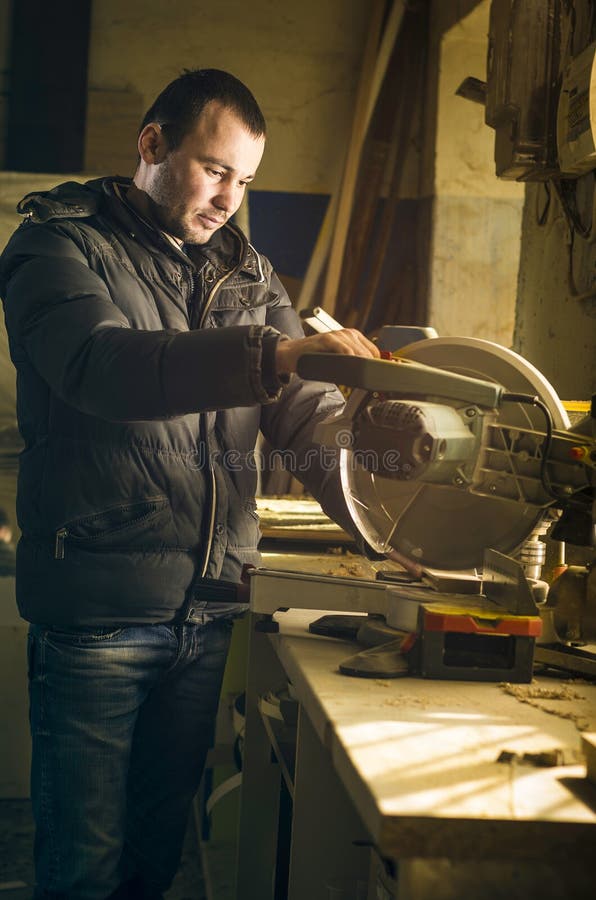 Carpentry workshop routine stock photo. Image of home - 88561030