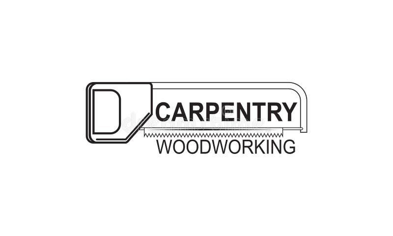 Carpentry Workshop and Woodwork Logo Vector Stock Illustration ...