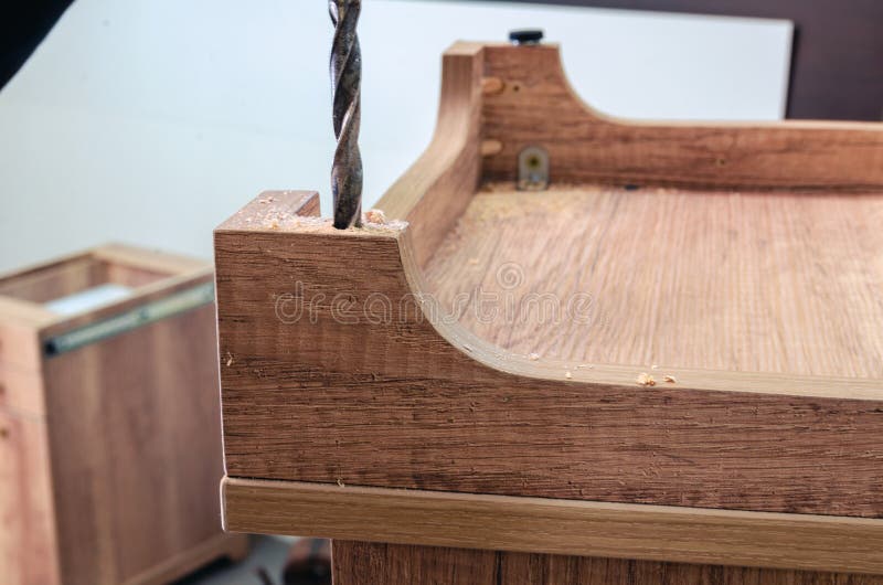 Carpentry Workshop, Work Processes, Tools and Workpieces Stock Photo ...