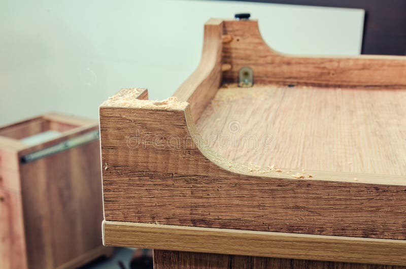 Carpentry Workshop, Work Processes, Tools and Workpieces Stock Image ...