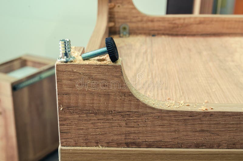 Carpentry Workshop, Work Processes, Tools and Workpieces Stock Image ...