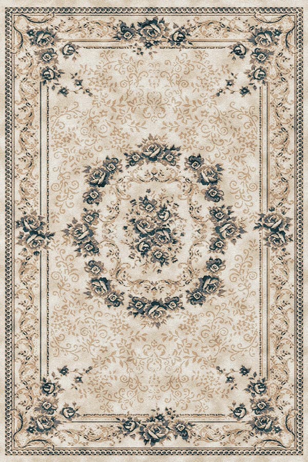 Carpet Bathmat and Rug Boho Style Ethnic Design Pattern with Distressed ...