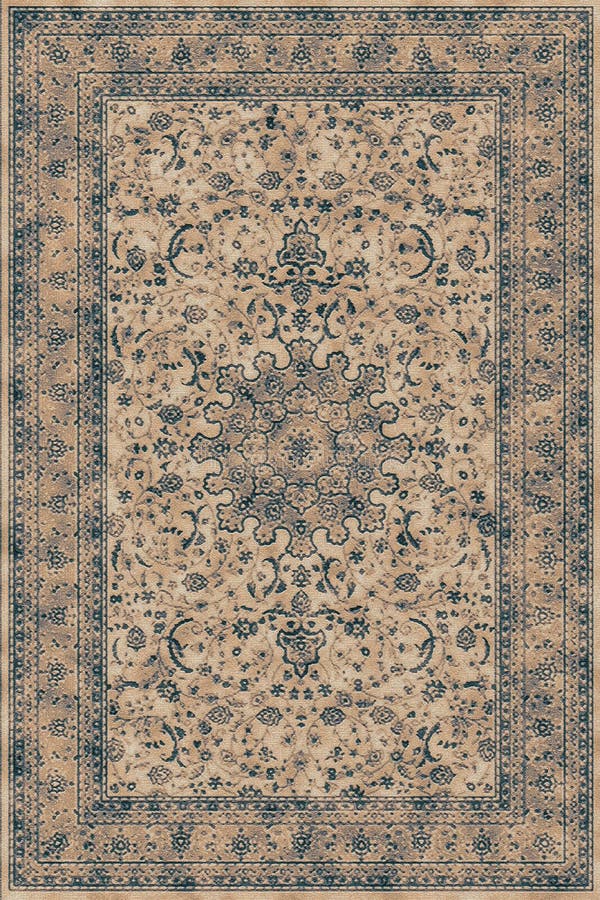 Carpet Bathmat and Rug Boho Style Ethnic Design Pattern with Distressed ...