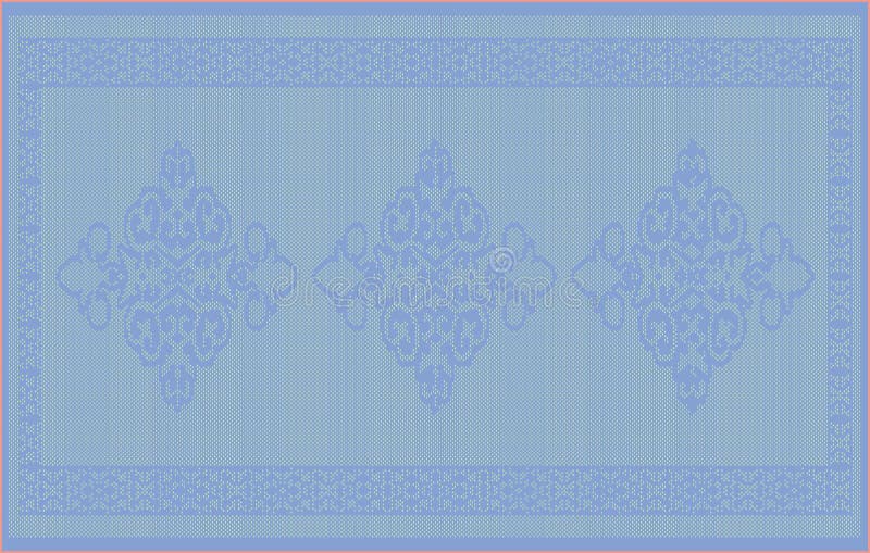 Carpet Bathmat and Rug Boho Style Ethnic Design Pattern with Distressed ...