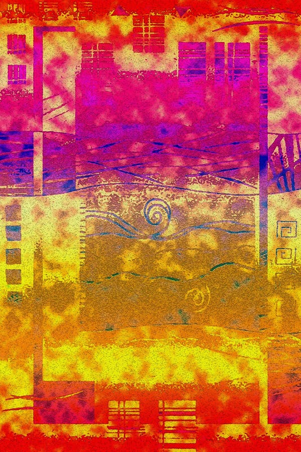 Carpet Bathmat and Rug Boho Style Ethnic Design Pattern with Distressed ...